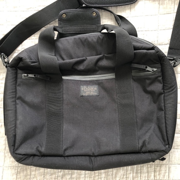Filson | Bags | Filson Pullman Ripstop Nylon Black | Poshmark